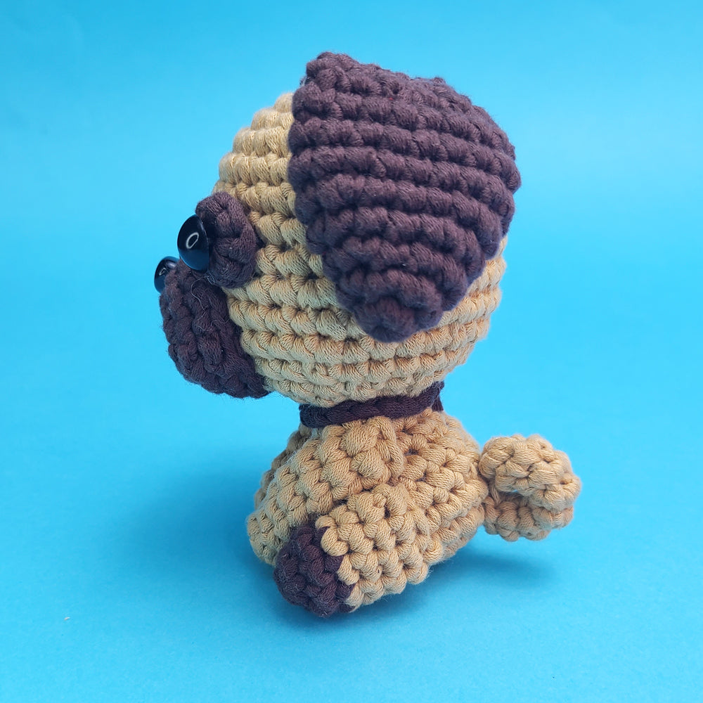 Pug Crochet Pattern – NestledCrafts | Craft Kits & Maker Tools for Kids ...